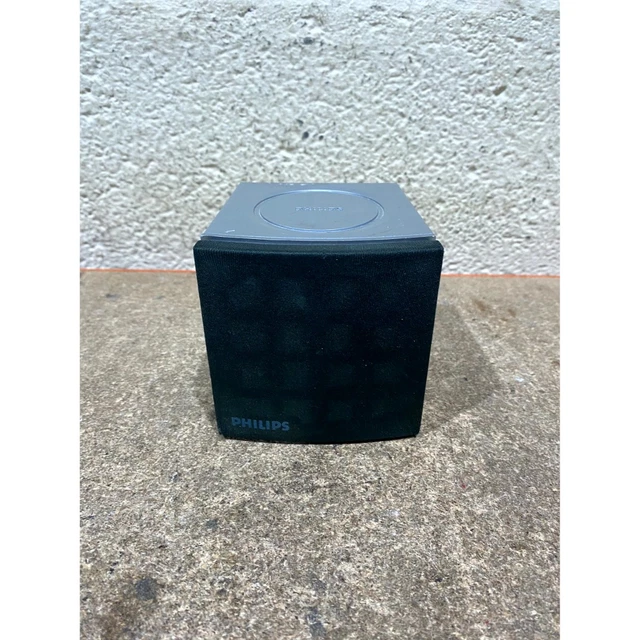 PHILIPS CS 3000 Rear Left Speaker Only Black & Silver Wired Portable 4 ...
