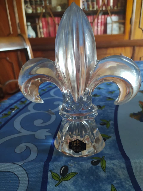 FLEUR DE LYS en cristal de Saint-Louis EUR 120,00 - PicClick FR