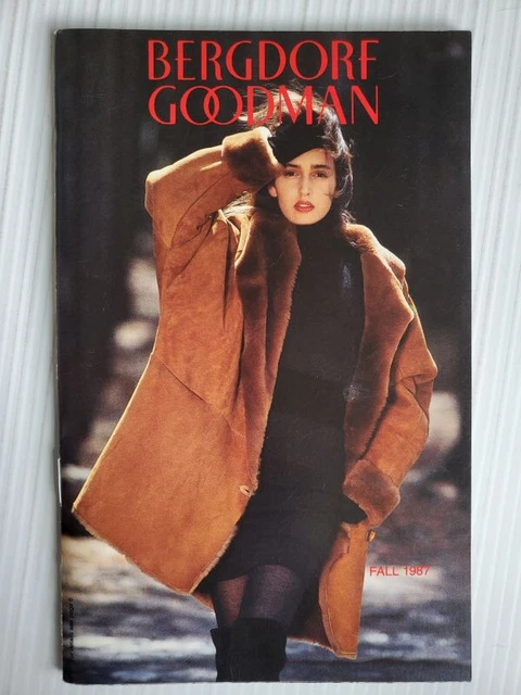 1987 BERGDORF GOODMAN catalogo STEPHANIE SEYMOUR Gail Elliott Alison ...