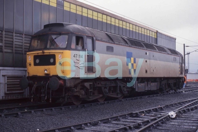 35MM RAILWAY SLIDE of Class 47 47114 @ Millerhill Copyright to Buyer £4 ...