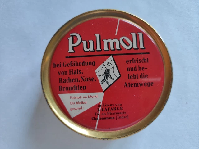 BLECHDOSE PULMOLL HUSTENBONBONS Classic leer EUR 6,99 - PicClick DE