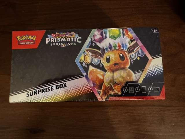 POKÉMON TCG SCARLET & Violet Prismatic Evolutions Surprise Box Brand ...