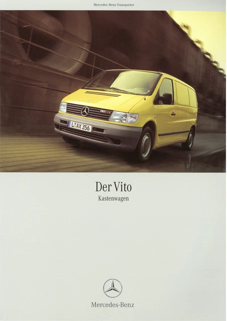 MERCEDES VITO BOX car brochure 2002 1/02 D brochure brosjyre broszura £15.70 - PicClick UK