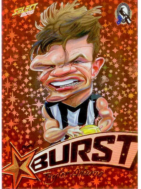 2016 AFL FOOTY Stars Starburst Caricature Trading Card SB13 Taylor ...