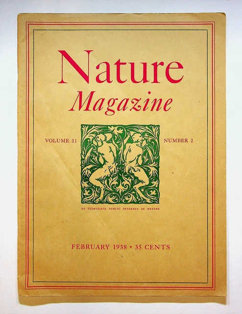 MAGAZINE NATURE VOL. 31 #2 VG- 3,5 1938 qualité basse EUR 4,55 ...