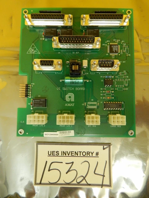 AMAT APPLIED MATERIALS 50312440000 UI Switch Board PCB 50312441000 Used ...