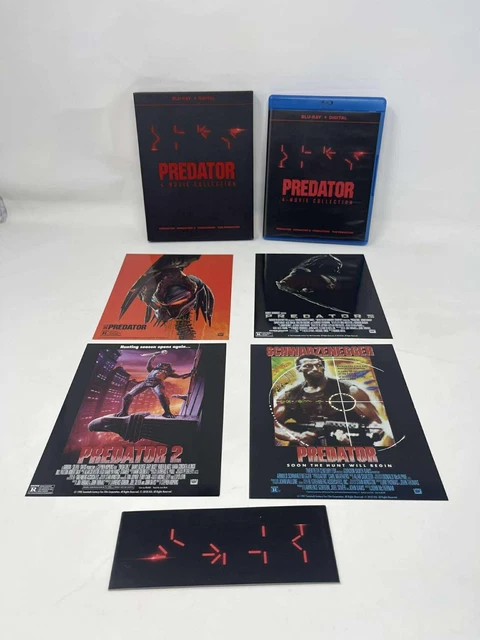 PREDATOR: 4-MOVIE COLLECTION (Blu-ray) 2018 Predator-Predator 2 ...