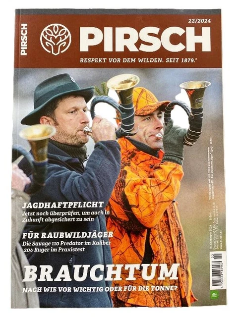 PIRSCH 22/2024 ZEITSCHRIFT Jagdhaftpflicht Savage 110 Predator ...