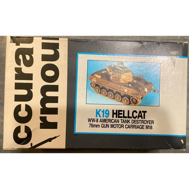 ACCURATE ARMOUR K19 Hellcat WW-II Tank Destroyer 1:35 Scale Model Resin ...