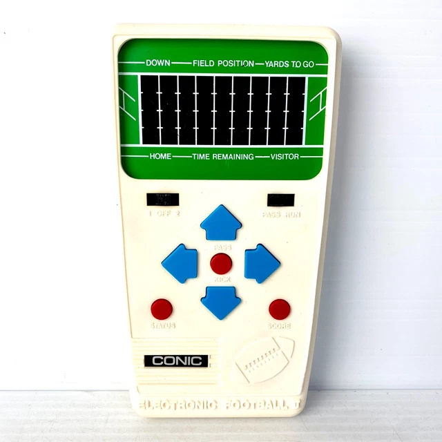 RARE VINTAGE CONIC Football II 2 Handheld Electronic Game Console ...