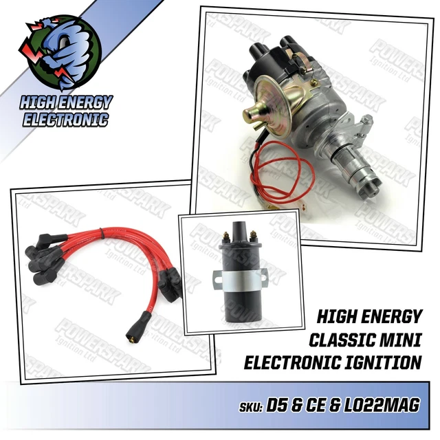 CLASSIC MINI ELECTRONIC Ignition Bundle 45D Distributor HE Coil and ...