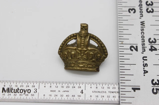 WW1 WW2 BRITISH Army Officers Crown Insignia Badge Rank $9.99 - PicClick