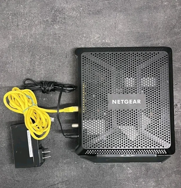 NETGEAR NIGHTHAWK DOCSIS 3.0 AC1900 C6900 WiFi Cable Modem Router Combo ...