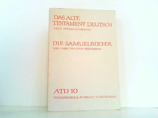 DAS ALTE TESTAMENT Deutsch - Neues Göttinger Bibelwerk Band 10: Die ...