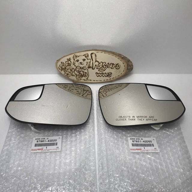 OEM TOYOTA 4RUNNER RAV4 Heated Left Right Set Side View Mirror Glass ...