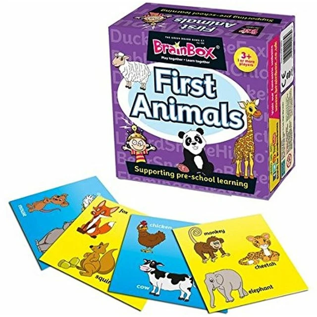 BRAINBOX FIRST ANIMALS Kids Toddler Educational Play and Learn Board Game $39.00 - PicClick AU