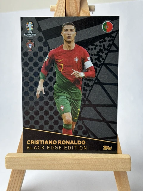 TOPPS MATCH ATTAX Cristiano Ronaldo Black Edge Edition EURO 2024 #BE7 £6.49 - PicClick UK