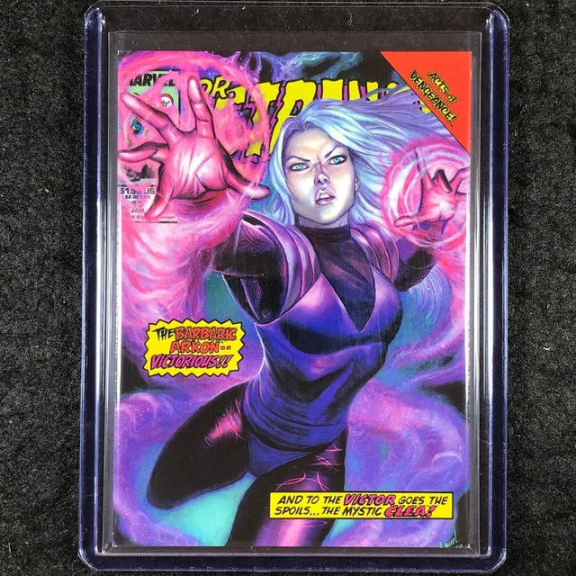 2024 MARVEL MASTERPIECES Nahuel Grego CLEA STRANGE Variant Level 2 /999 ...