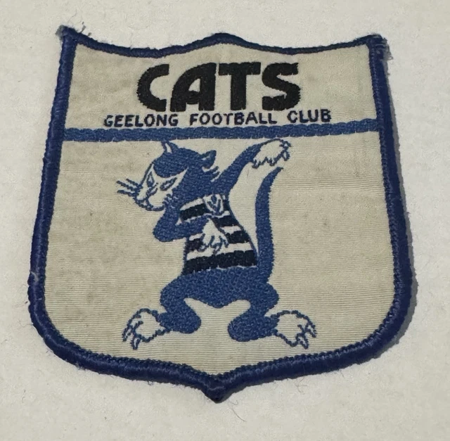 VINTAGE GEELONG CATS Football Club Cloth Patch VFL AFL $29.95 - PicClick AU