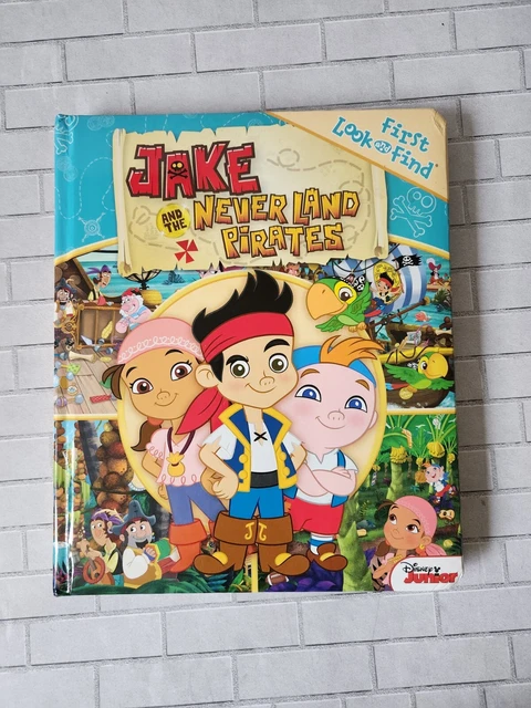 MY FIRST LOOK And Find Jake and the Neverland Pirates Hardcover Book ...