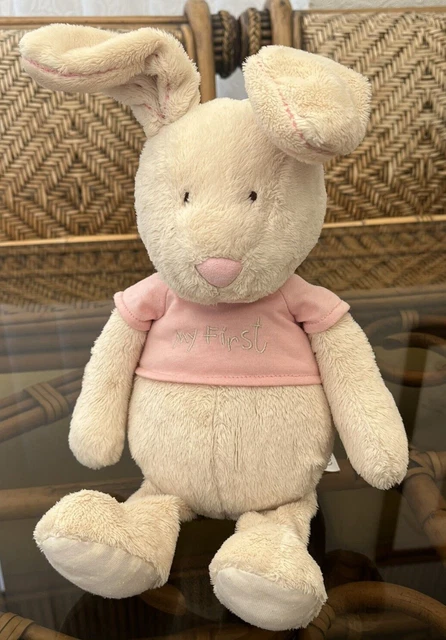 MOTHERCARE MY FIRST Bunny Soft Hug Toy with Pink T-Shirt 13" £19.99 ...