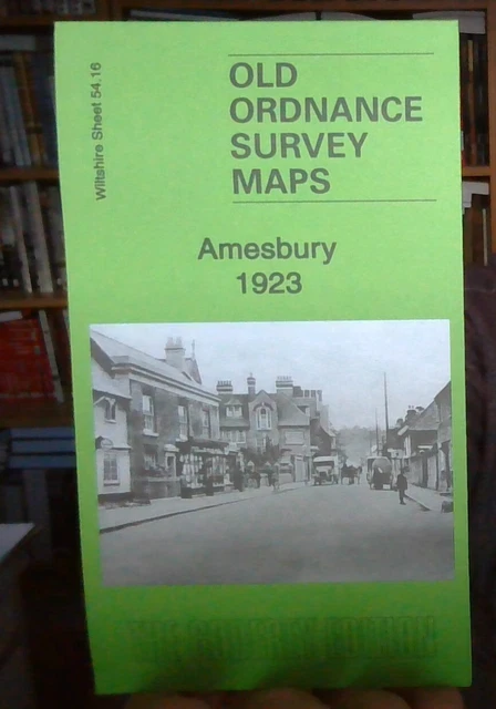MAP OF AMESBURY 1923 Wiltshire Sheet 54.16 by Tony Painter NEW ...