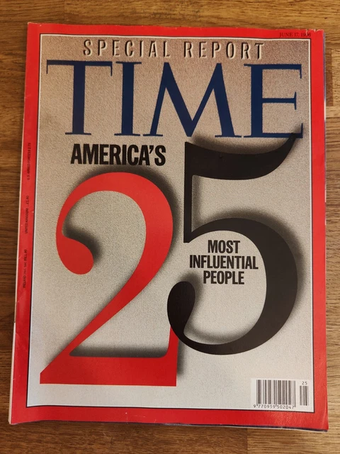 MAGAZINE - TIME Magazine June 17 1996 America's Top 25 Most Influential ...