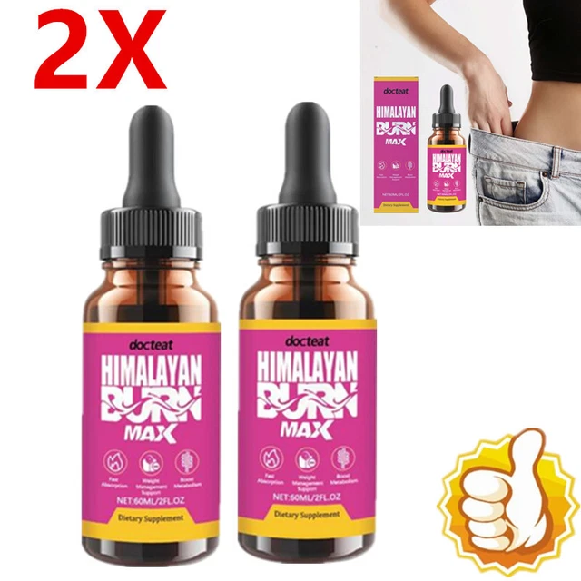 2ER PACK HIMALAYAN Burn Max Advanced Flüssigtropfen Ergänzung, 60 ml ...
