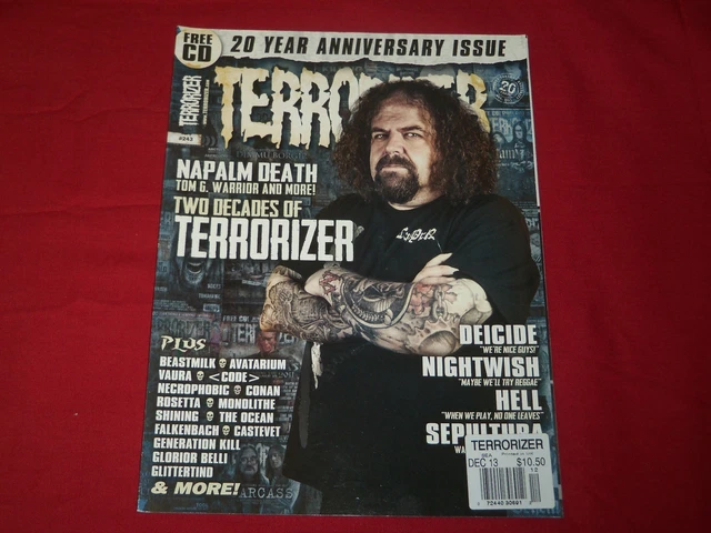 2013 DECEMBER TERRORIZER Magazine Issue No. 243 - Napalm Death - Music ...