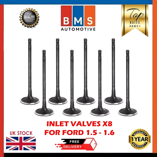 FORD 1.5 ECOBOOST Petrol Engine Inlet Valves Set X8 M8Ma New 1755220 ...