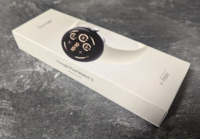 GOOGLE PIXEL WATCH 3 LTE (4G) | 45 mm | Brand New | Porcelain | Hazel ...