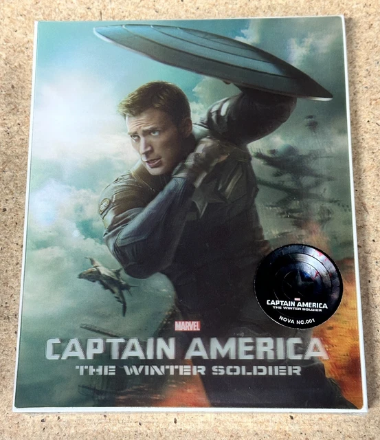 CAPTAIN AMERICA THE Winter Soldier Blu-ray Steelbook Nova Media Excl ...