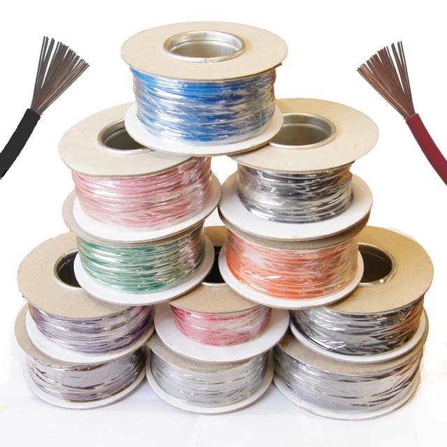 0.5MM 1MM 1.5MM 2.5mm 12v Thinwall Single Core Automotive Auto Marine ...