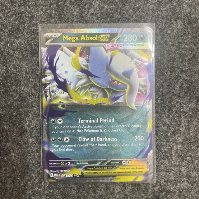 POKÉMON TCG MEGA Evolutions Mega Absol EX 86/132 Pokemon Card (NM) £1. ...