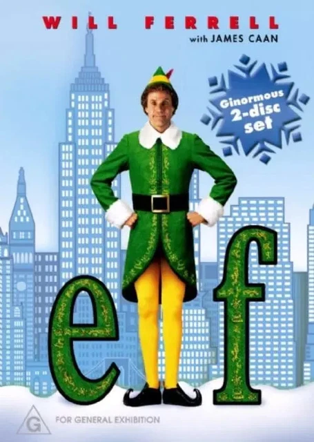 ELF (DVD, 2003) Christmas Movie Comedy - FAST! FREE! POSTAGE! AUS!🍿 ...