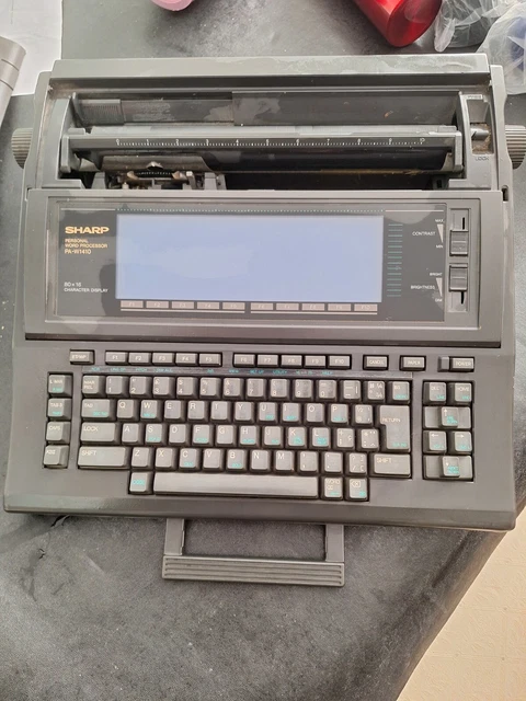VINTAGE SHARP PERSONAL Word Processor Model PA-W1410 £21.52 - PicClick UK