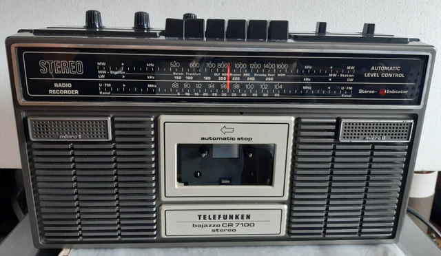 BOOMBOX TELEFUNKEN BAJAZZO CR 7100 Stereo. EUR 50,00 - PicClick IT