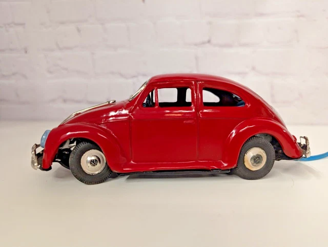 VINTAGE BANDAI REMOTE Control Tin VW VOLKSWAGEN Beetle Bug Toy. Battery operated $599.00 ...