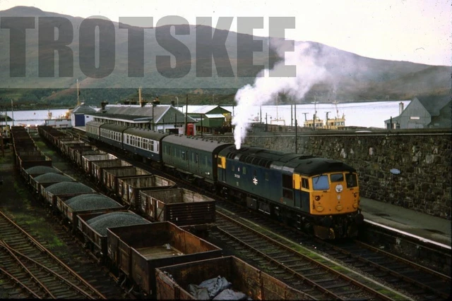 35MM SLIDE BR British Railways Diesel Loco Class 26 26034 Kyle of ...