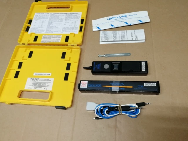 TELETECH LOOP-A-LINE TX90 And Tx95 Probe And Oscillator (0421) £139.99 ...