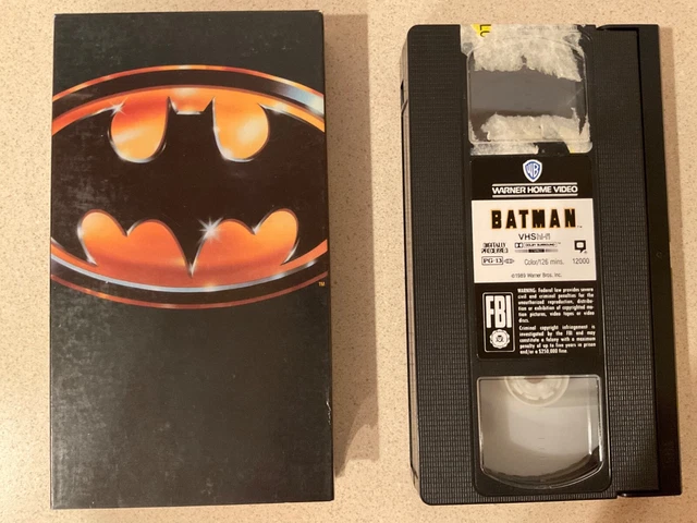 BATMAN (VHS, 1989) Michael Keaton, Jack Nicholson, Kim Basinger £45.12 - PicClick UK