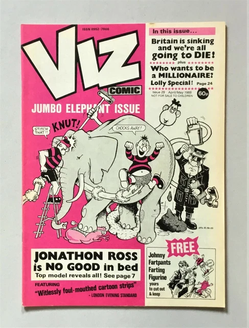 VIZ COMIC #29, April/May 1988 - classic UK magazine with legendary ...