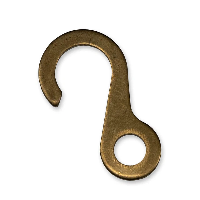 LONG CASE CLOCK Chain End Hook In Brass 8 Day Weight Spare Parts ...