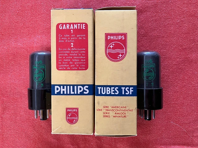 PHILIPS 6V6 POWER tubes (metal series hard to find) For Guitar Tube ...