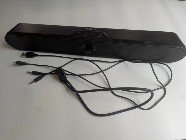 MAJORITY ATLAS BLUETOOTH Soundbar - Black (ATLAS-SPEAKER-BLK) £24.98 ...