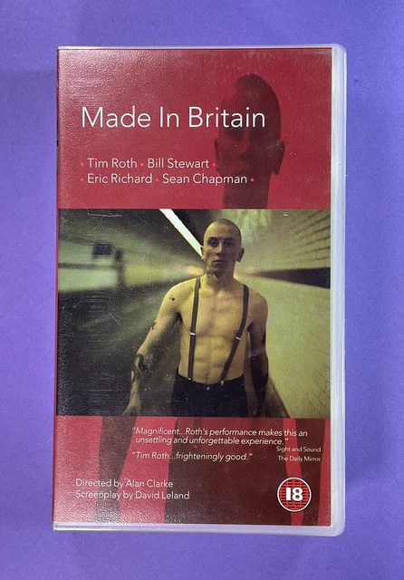 MADE IN BRITAIN, Tim Roth skinhead classic cult British film video VHS ...