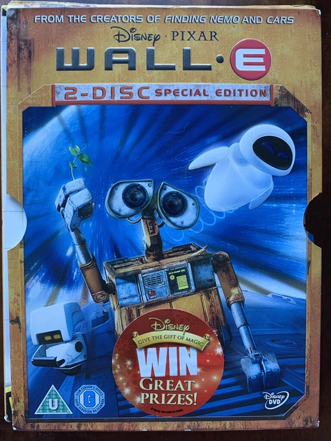 WALL-E DVD 2008 Walt Disney Pixar Animated Movie Classic 2 Discs w ...