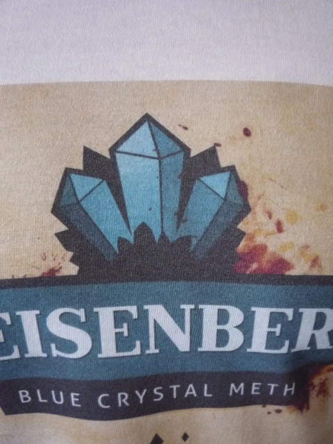 BREAKING BAD HEISENBERG Blue Crystal Meth Logo Design Walter White ...