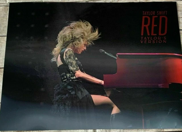 TAYLOR SWIFT RED TAYLORS VERSION 3D LENTICULAR 2021 Concert Poster ...