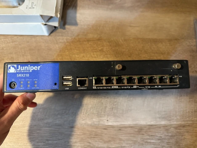 JUNIPER SRX-210 VPN Secure Services Gateway Firewall $30.00 - PicClick